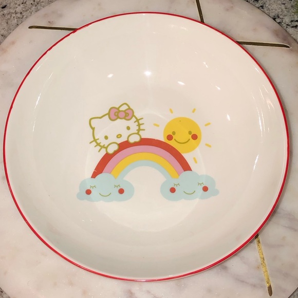 Hello Kitty | Dining | New Hello Kitty Sanrio Rainbow Pasta Salad Bowl ...